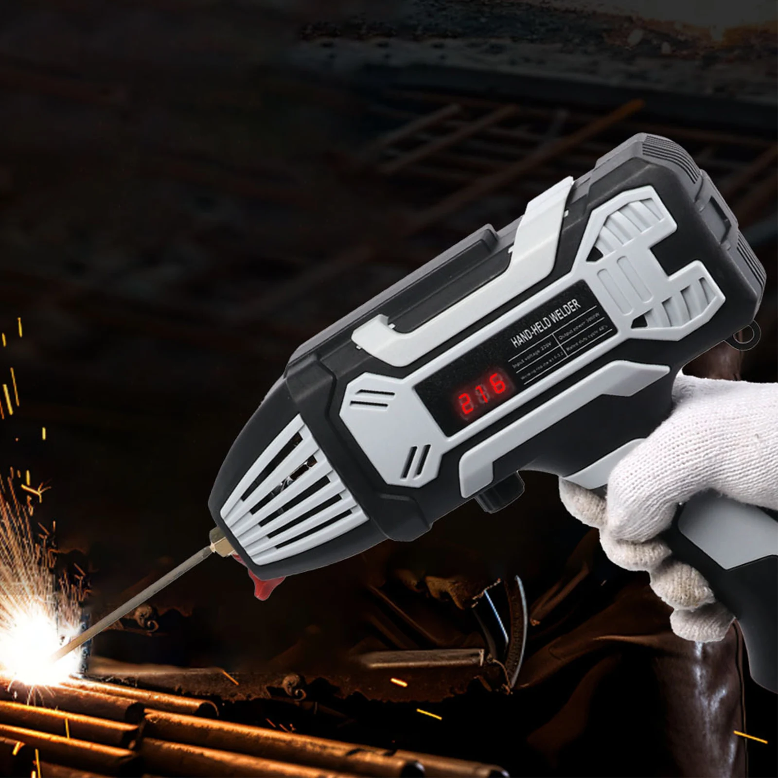 Electric Handheld Arc Welder with Adjustable Current for Home DIY ...