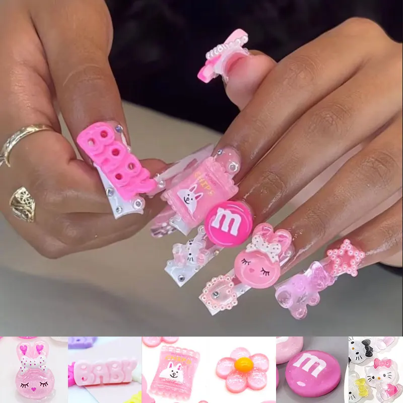 Glitter-Transparent-Cartoon-Cat-Rabbit-Nail-Charm-2023-New-M-Bean-Candy ...