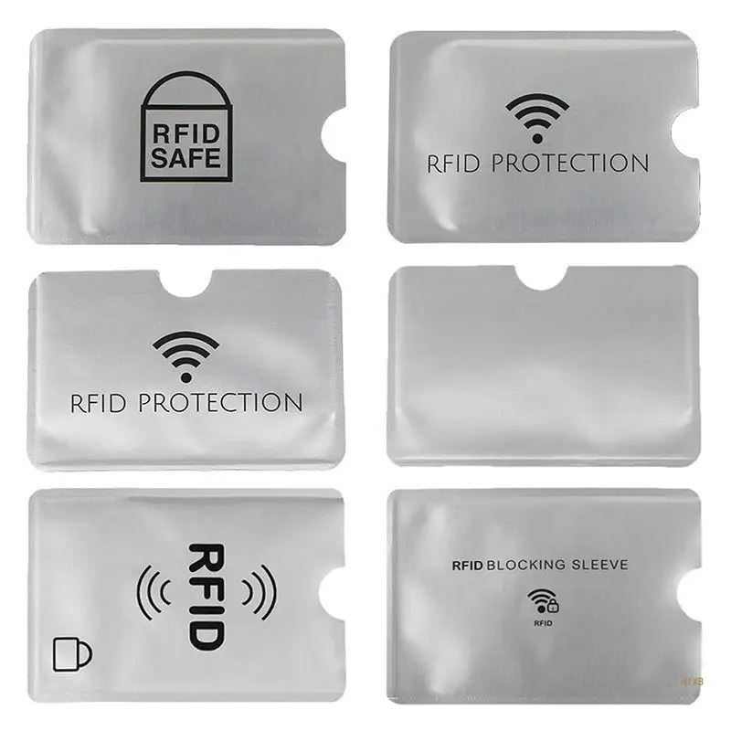41XB-RFID-Blocking-Reader-Lock-Credit-Card-Protector-Shielding-Bag ...
