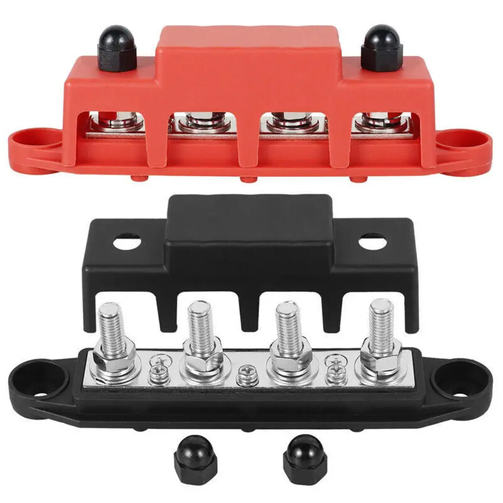 Bus-Bar-Battery-Positive-Negative-Battery-12V-Distribution-Block-4-X-M8 ...