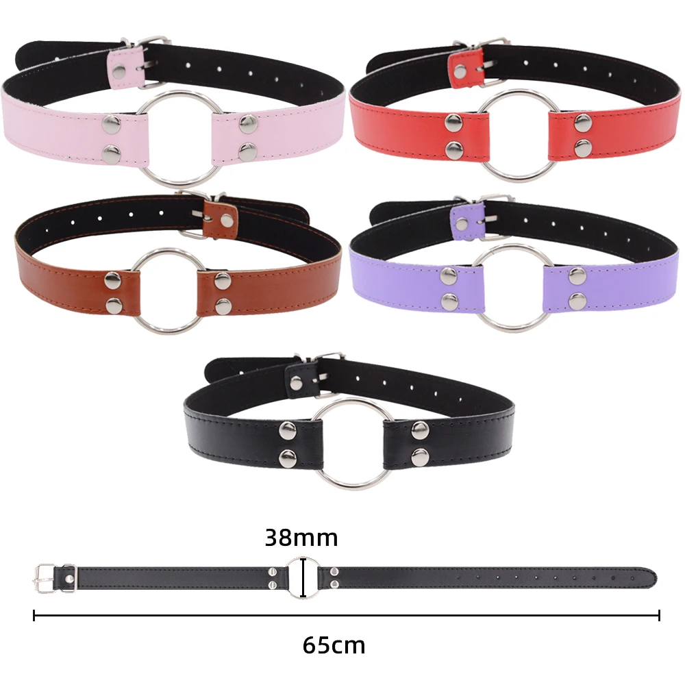 Multifunction-Male-Oral-Plug-Masks-Choker-Pu-Leather-Adult-Sexy-Cosplay ...