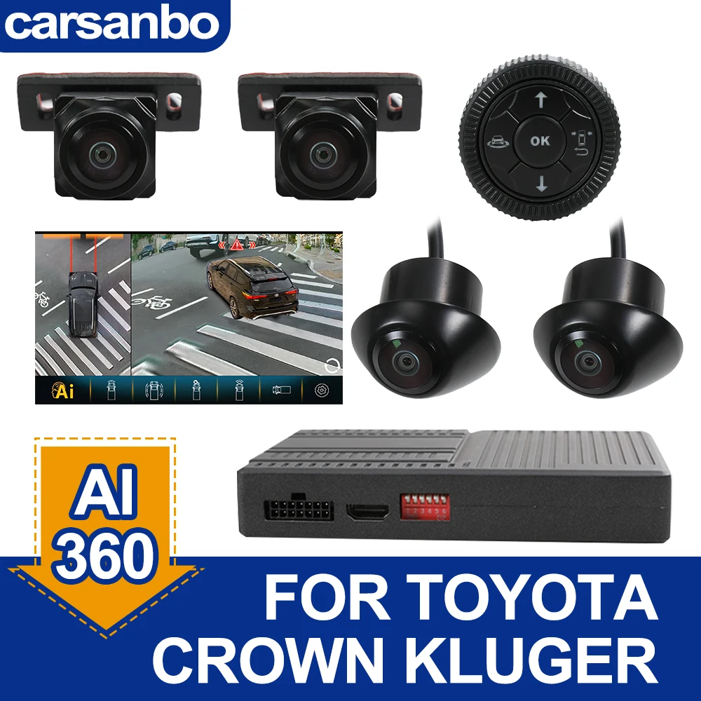 Driving Recorder Multi Angle Camera HD1080P Car Panoramic Bird Eye View ...