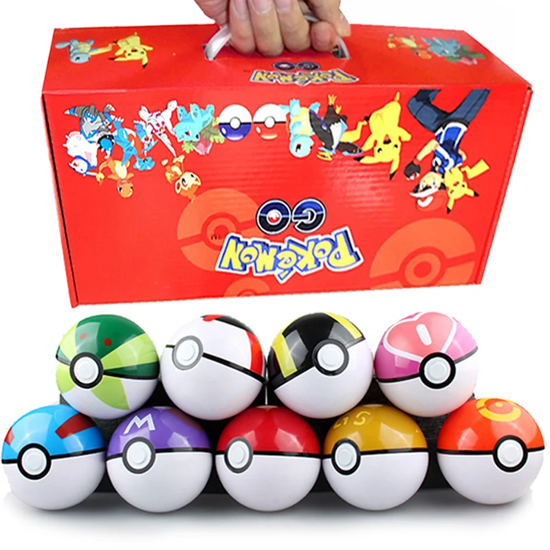 Original Pokemon Pokeball Toy Gifts Box Set Pop-up Elf Ball Toys ...