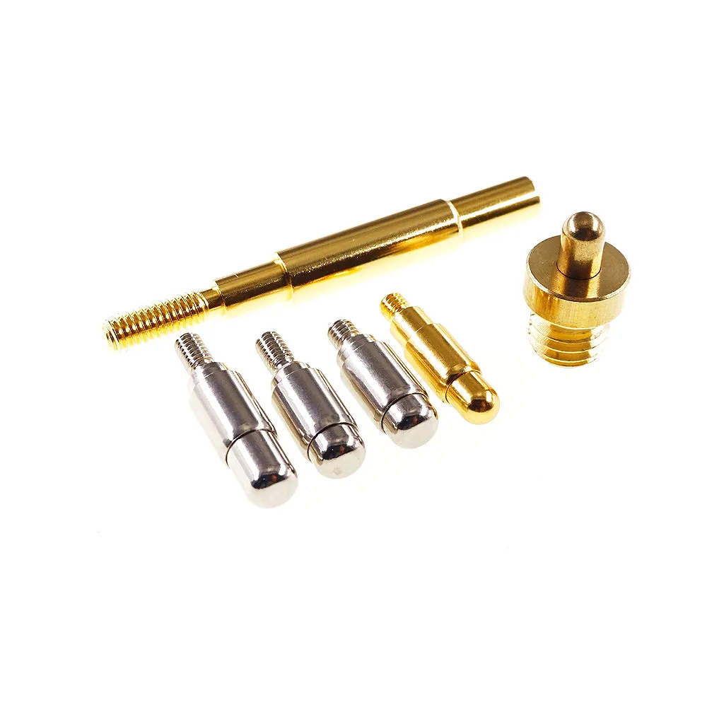 2Pcs High Current Threaded Pogo Pin Spring Loaded Positioning Connector ...