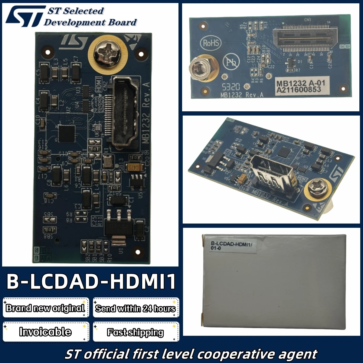 1PCS-LOT-B-LCDAD-HDMI1-DSI-to-HDMI-adapter-development-board-four ...