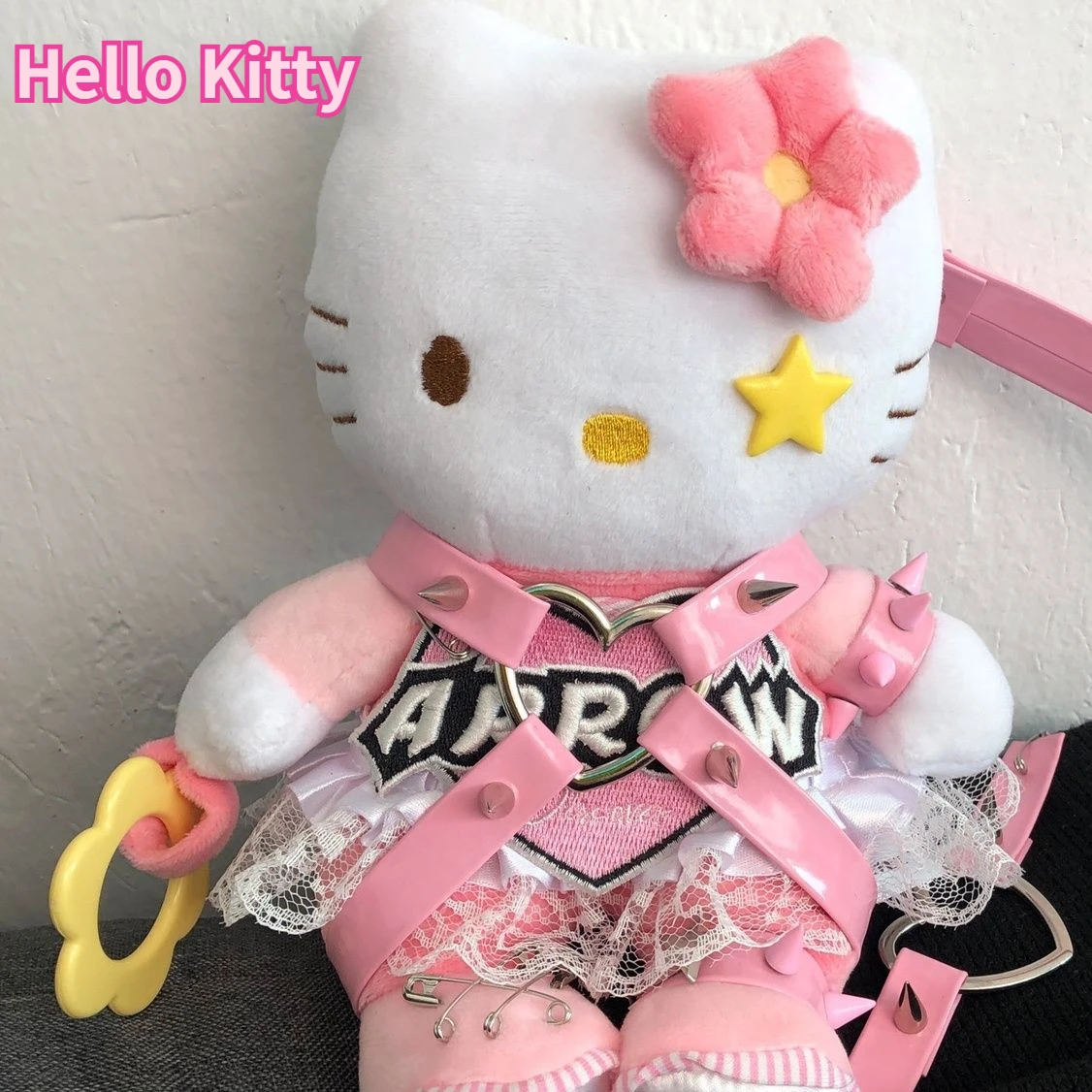 Goth Hello Kitty Plush