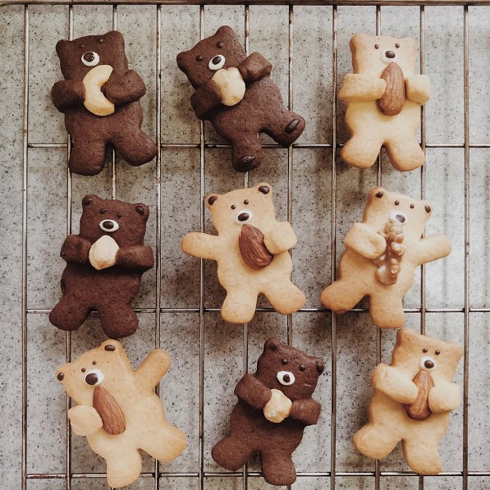 304-Stainless-Steel-Long-Arm-Hug-Bear-Biscuits-Nut-Cake-Decorating-Bear ...