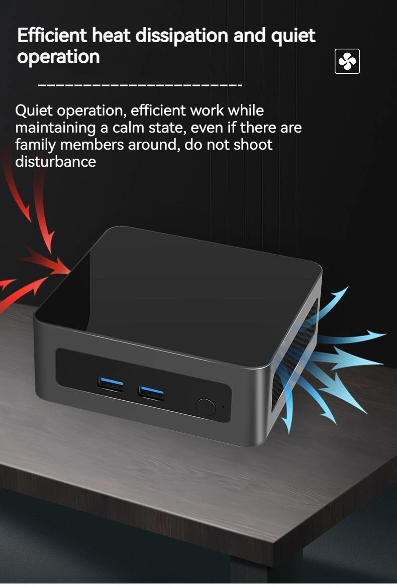 FIREBAT MN56 Mini PC Gamer AMD Ryzen 5 5600H Windows 11 DDR4 Nvme SSD ...