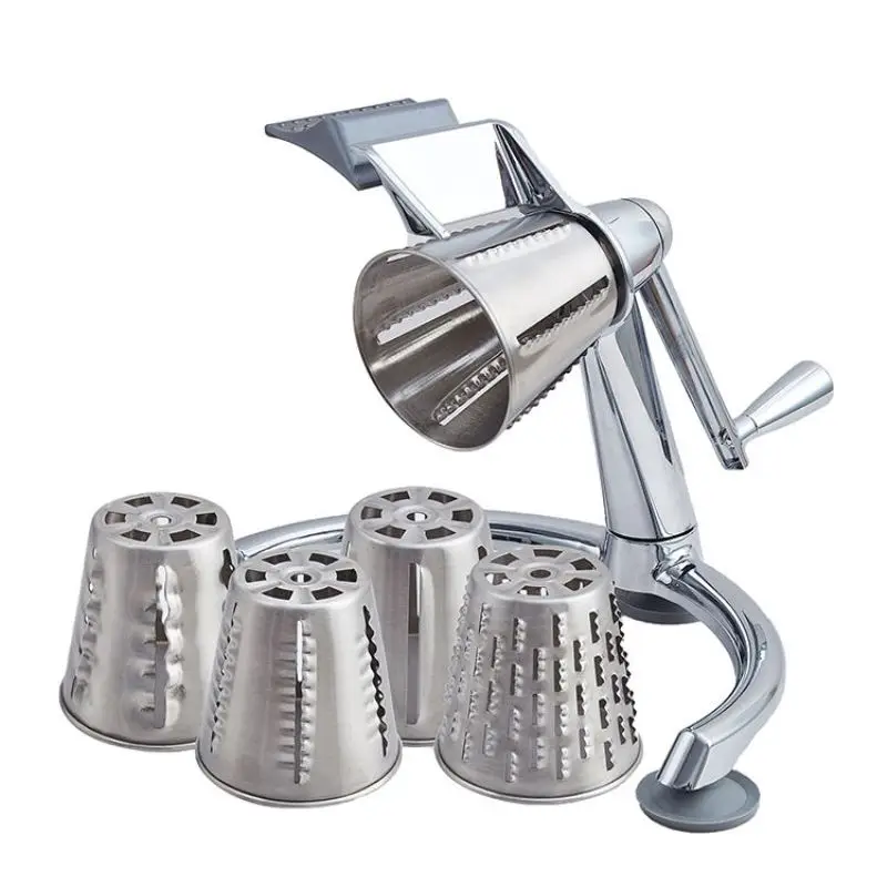 Manual-Potato-Chip-Maker-Rotary-Meat-Grinder-Vegetable-Cutter-Rotary ...