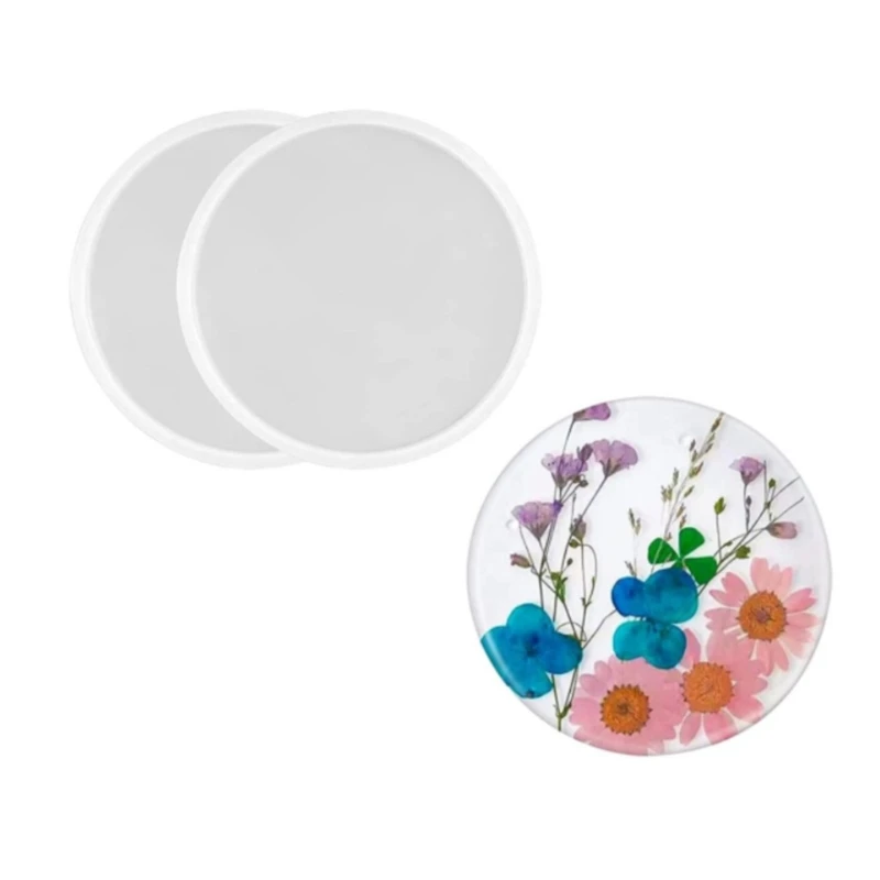 Round-Coaster-Resin-Mould-Disc-Shape-Coaster-Tray-Mould-for-Resin-DIY ...