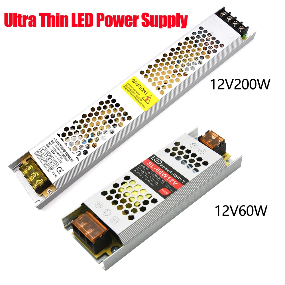 LED-Ultra-thin-Strip-Switching-Power-Supply-12v-60w-200w-Light-Box ...