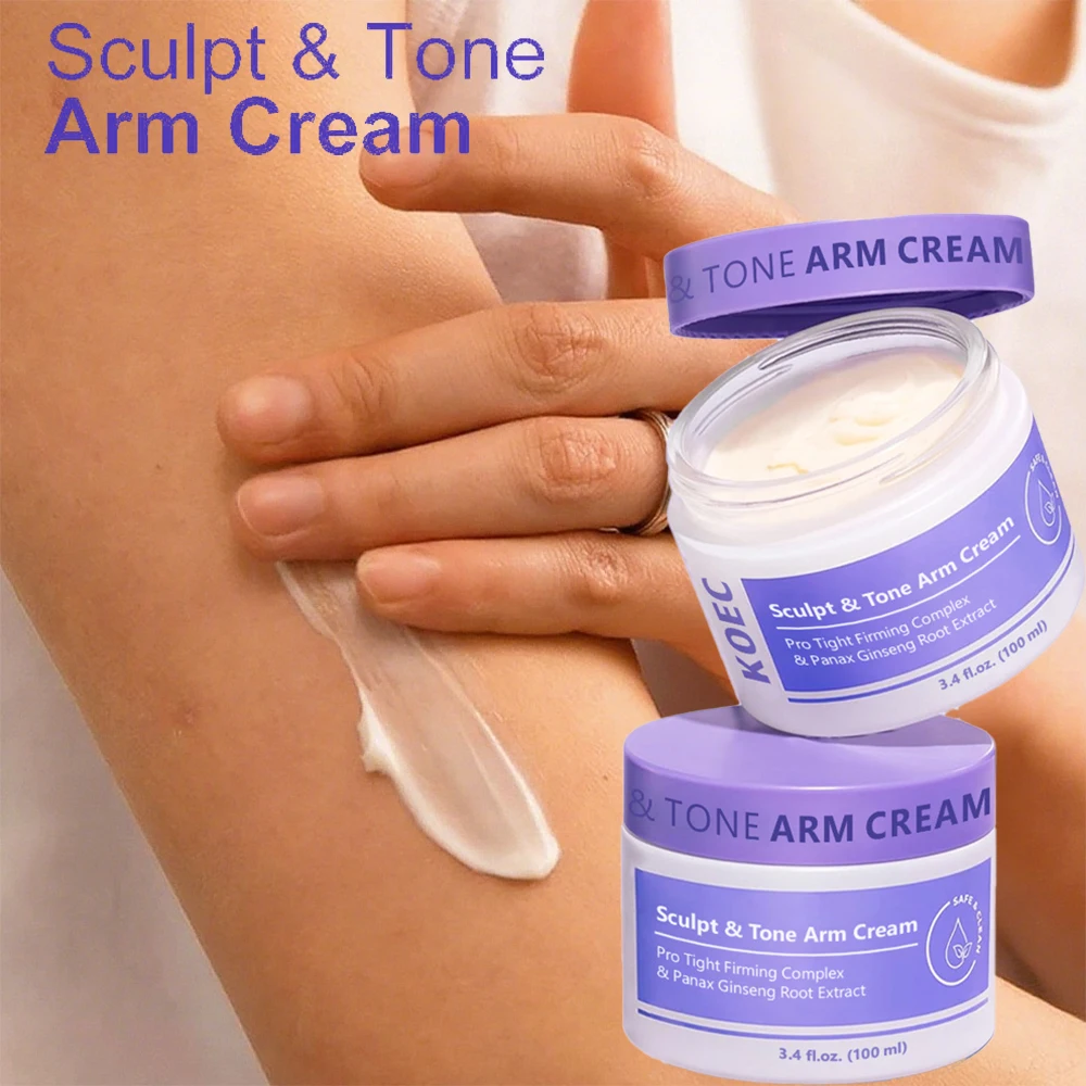 KOEC Sculpt & Tone Arm Cream Collagen Arm Firming Lifting Cream Ginseng ...