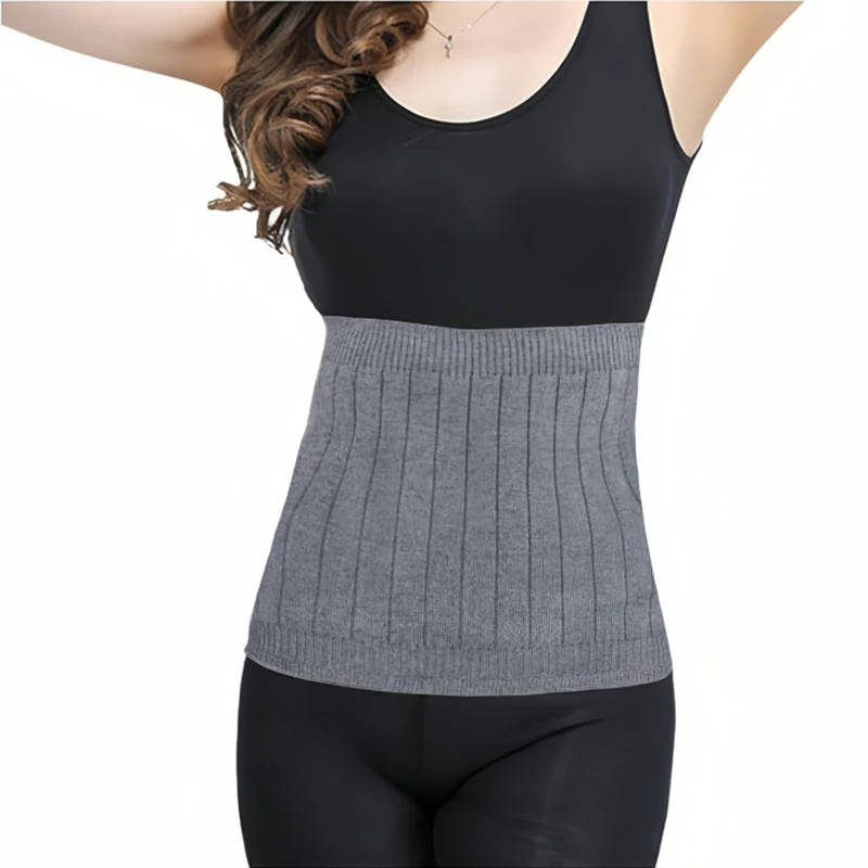 Cashmere Waist Warmer Elastic Wool Waist Belt for Cold Weather Kidney ...