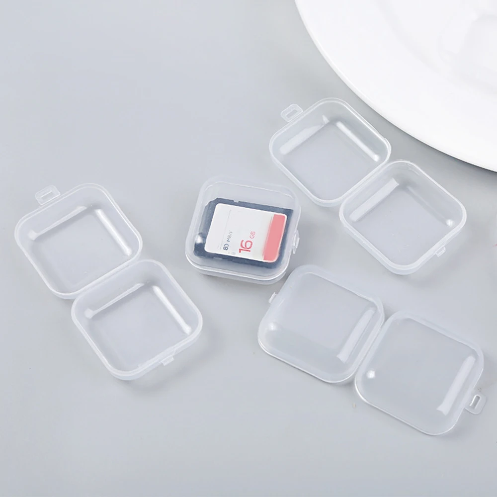 10-Pcs-Storage-Box-Plastic-Mini-Translucent-Box-Packing-Storage-Box ...