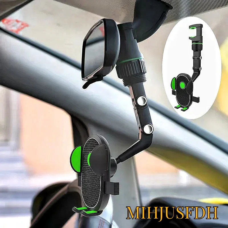 Car-rearview-mirror-mobile-phone-bracket-car-navigation-bracket-360 ...