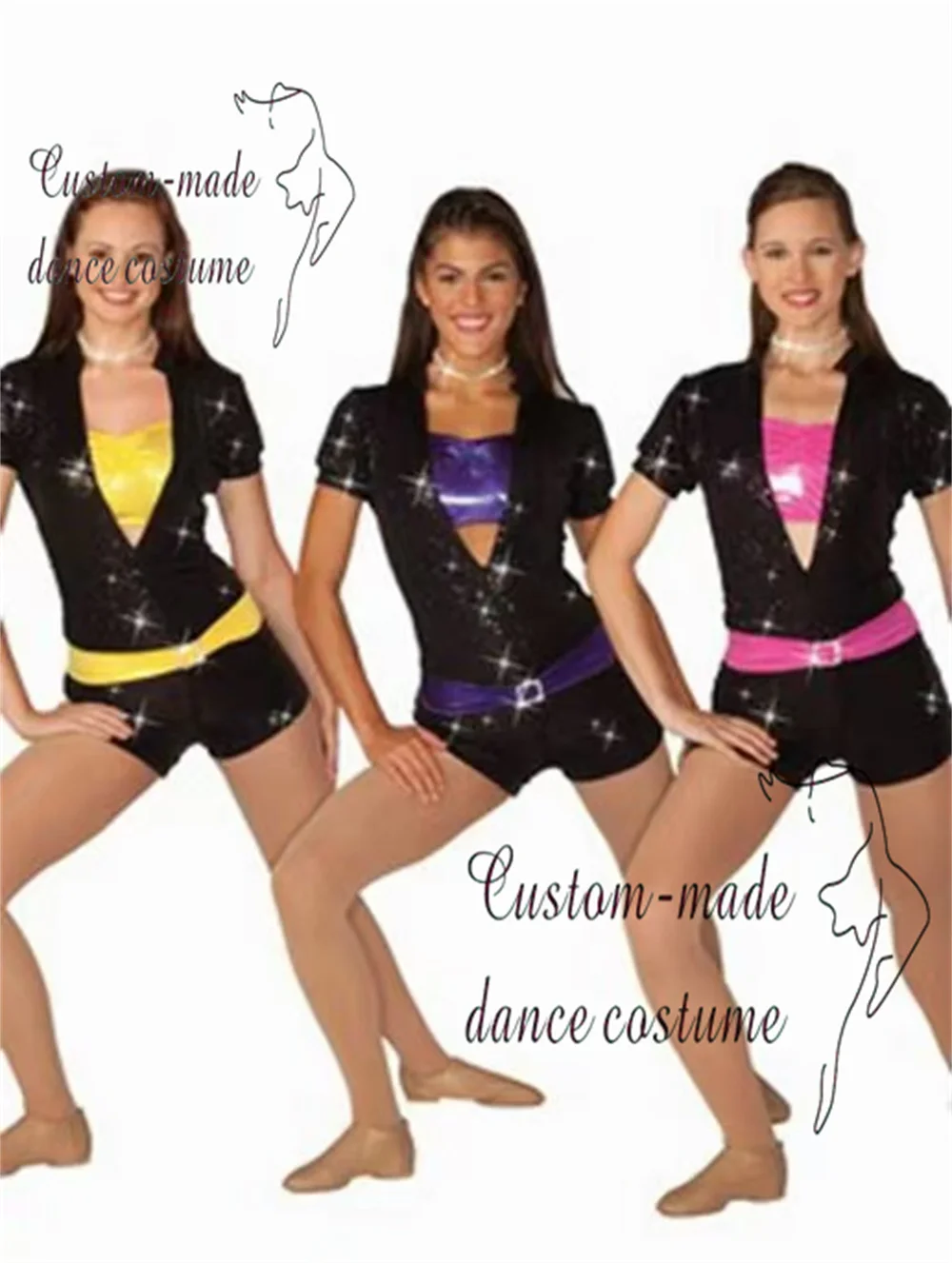 Stage Performance Wear Dance Costume Jazz Unitard Tap Clothes Modern ...