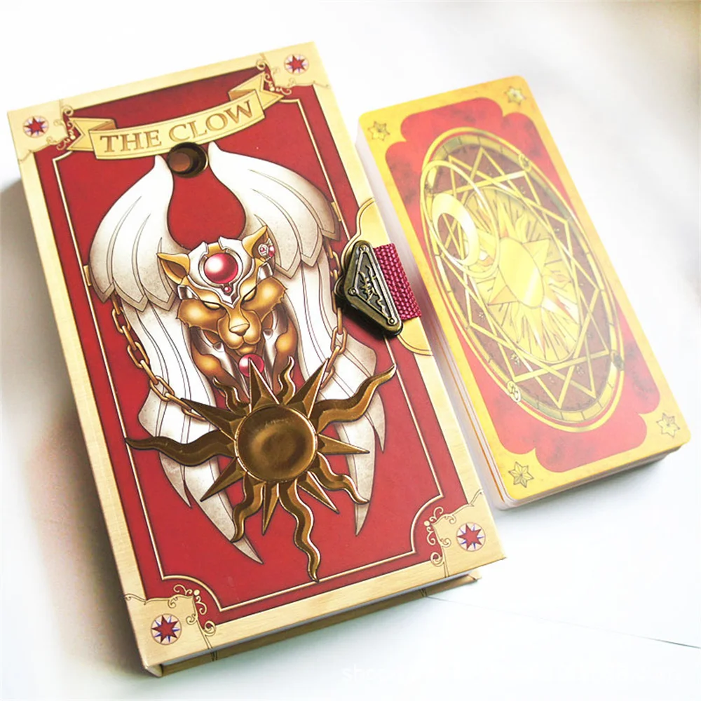 Tarjeta-Captor-Sakura-Cardcaptor-Cosplay-Kinomoto-Tarot-Book-con-Clow-Cards-Magic-Book-1-Juego ...