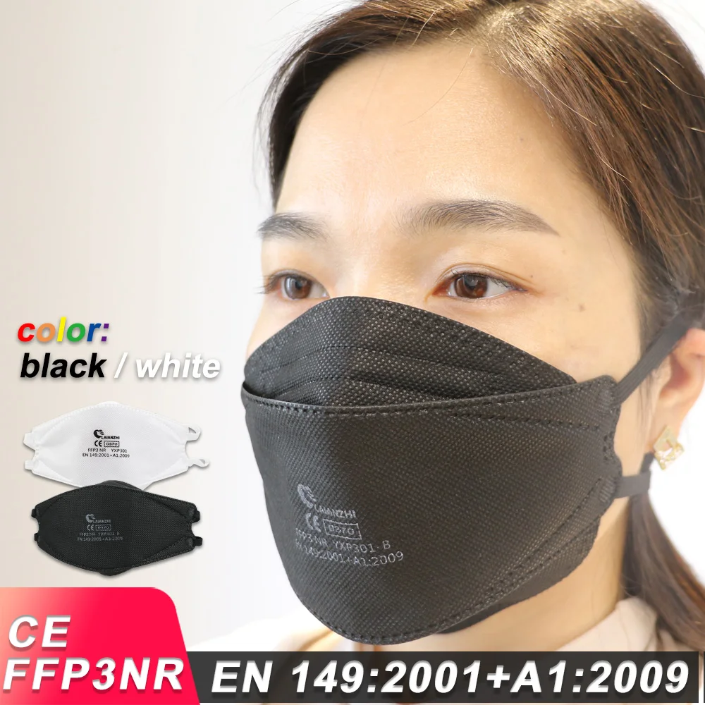 Laianzhi Ffp3 Fish Mask Ce Face Masks Protective Mask Pm2.5 Hygiene ...