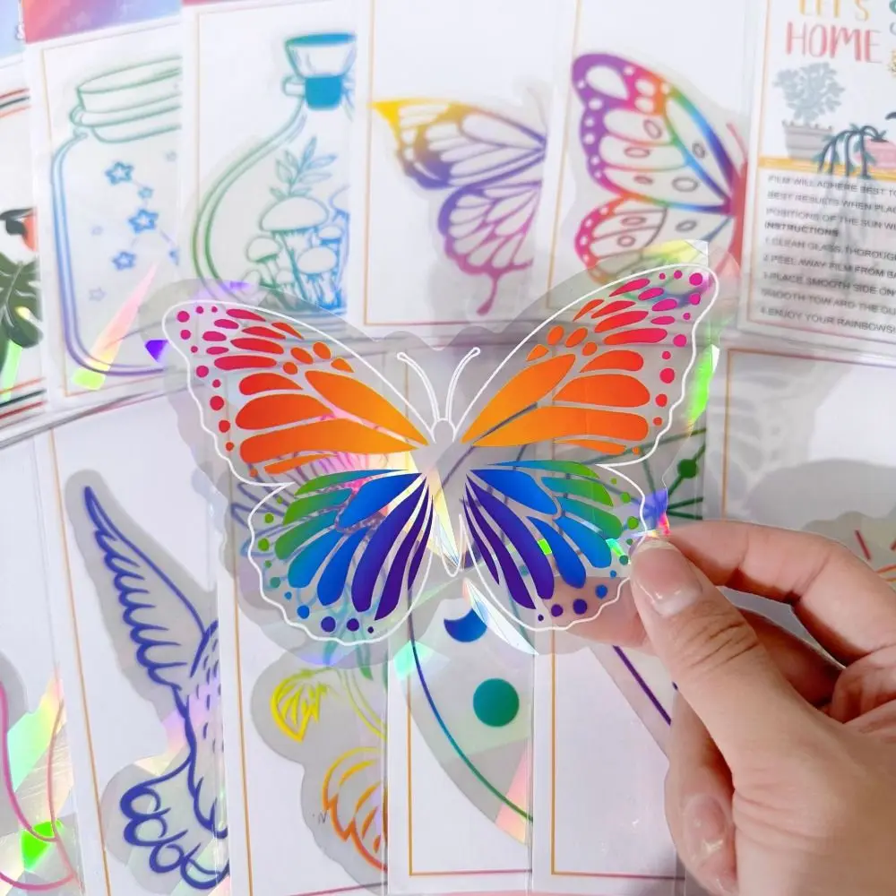 New-Rainbow-Effect-Sun-Catcher-PET-Window-Electrostatic-Sticker ...