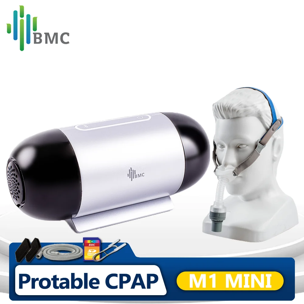 BMC M1 Mini Auto CPAP APAP Car Travel With Anhydrous Humidifying Mask ...