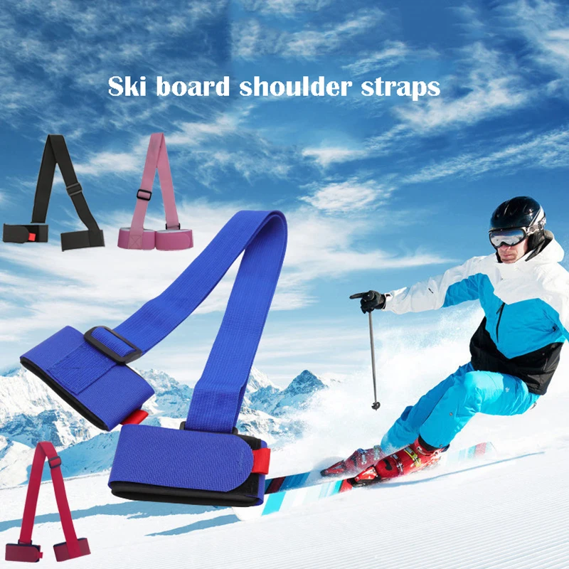 New-Skiing-Pole-Shoulder-Hand-Carrier-Lash-Handle-Adjustable-Straps ...