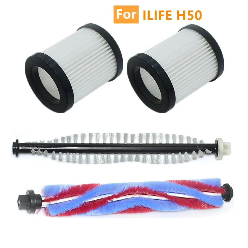 New-Arrival-Hepa-Filter-fluff-brush-stiff-brush-for-ILIFE-H50-Handheld ...