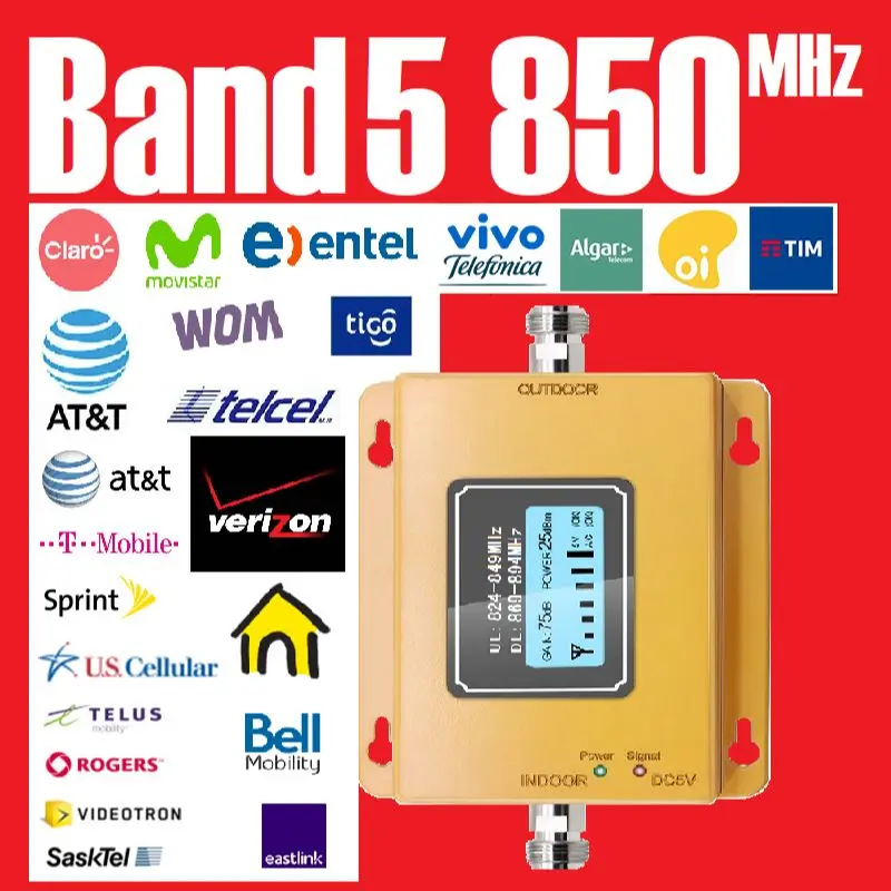 BAND5 800 850 B5 3G Repeater Extender Enhancer Amplifier booster Claro ...