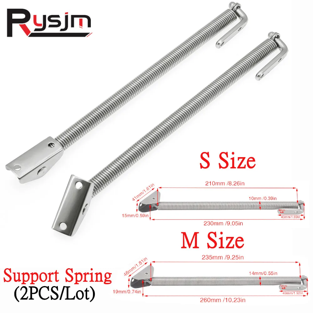 1-Pair-Boat-Accessories-Stainless-Steel-Boat-Hatch-Support-Spring ...