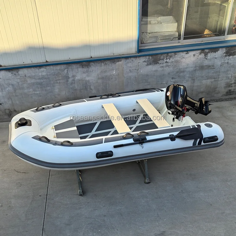 CE High Speed Rib 3.8m Boat Deep V Orca Tube Aluminum Hull Inflatable ...