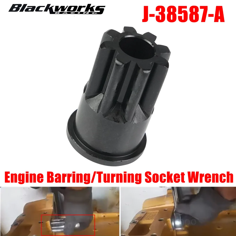J-38587-A Engine Barring/Turning Socket Wrench Fit for Caterpillar (CAT ...