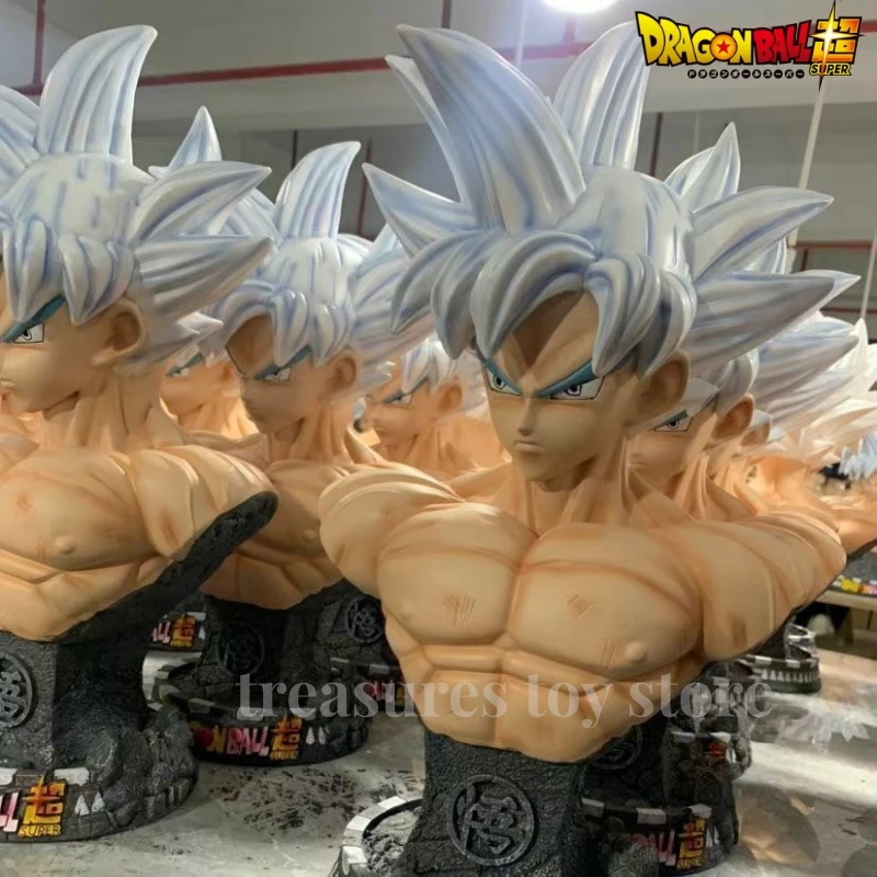 45cm-Large-Dragon-Ball-Z-Figure-Son-Goku-Bust-Action-Figurine-Black ...