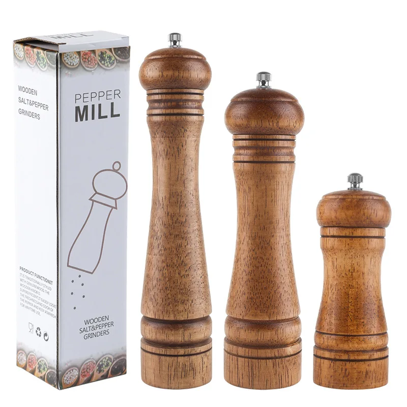 Molinillo-de-madera-manual-suministros-de-cocina-para-moler-pimienta ...