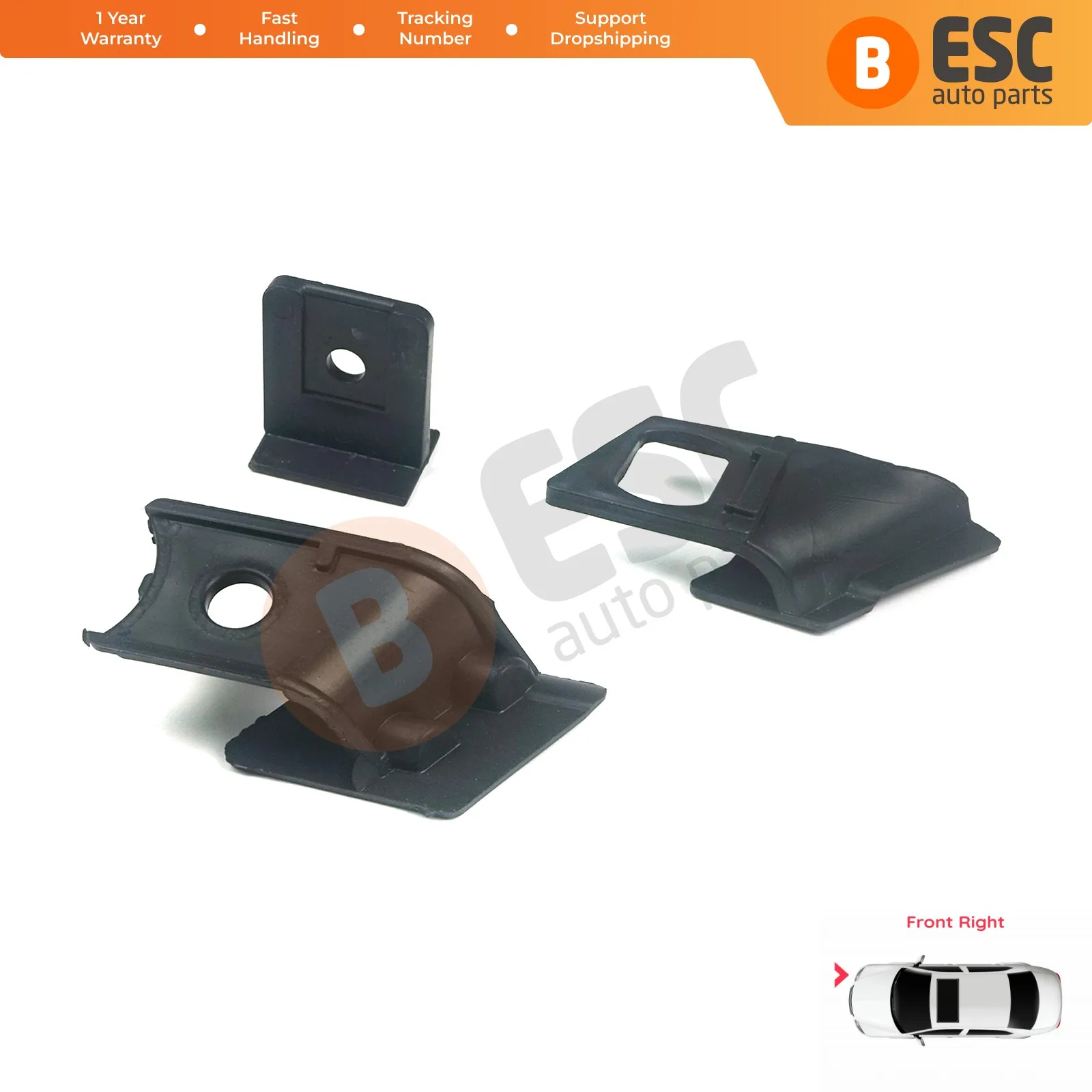 EHL40-Car-Headlight-Housing-Repair-Mount-Holder-Bracket-Tab-Clips-Kit ...