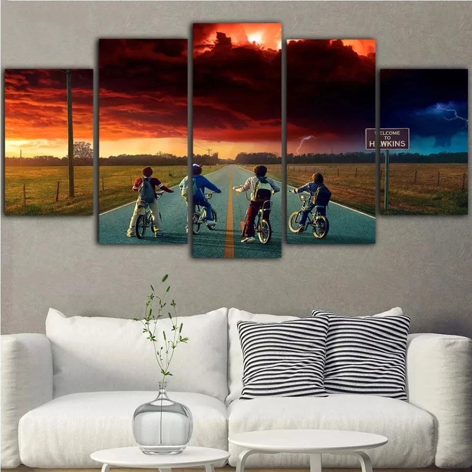 DIY-Diamond-Painting-5-PCS-Stranger-Things-Picture-Movie-Posters-For ...