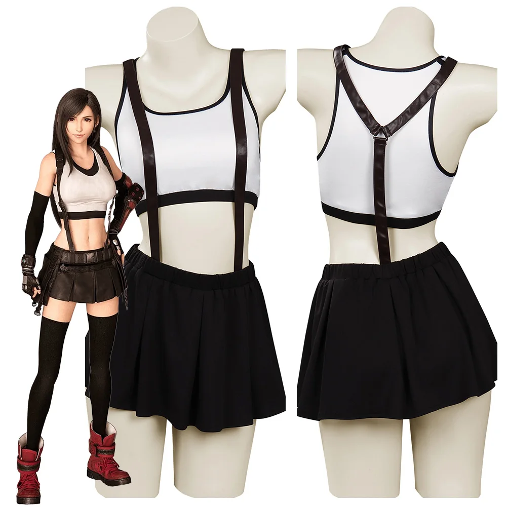 Game Final Fantasy 7 Tifa Lockhart Swimsuit Cosplay Costumes ...
