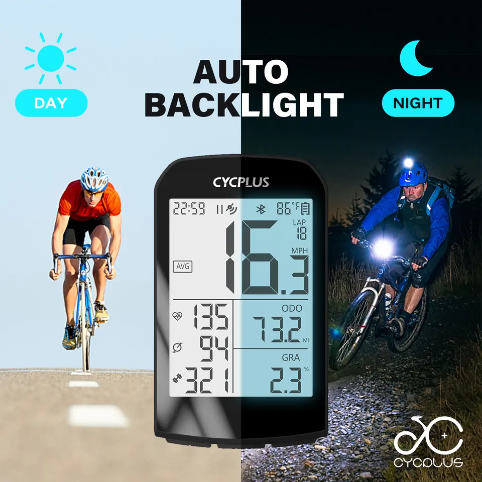 Bike Speedometer Cycplus Bike Computer Set Include Speed Sensor And ...
