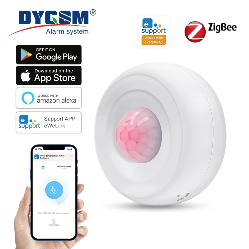 Zigbee PIR Motion Sensor Detector Smart Home Movement Sensor Ewelink ...