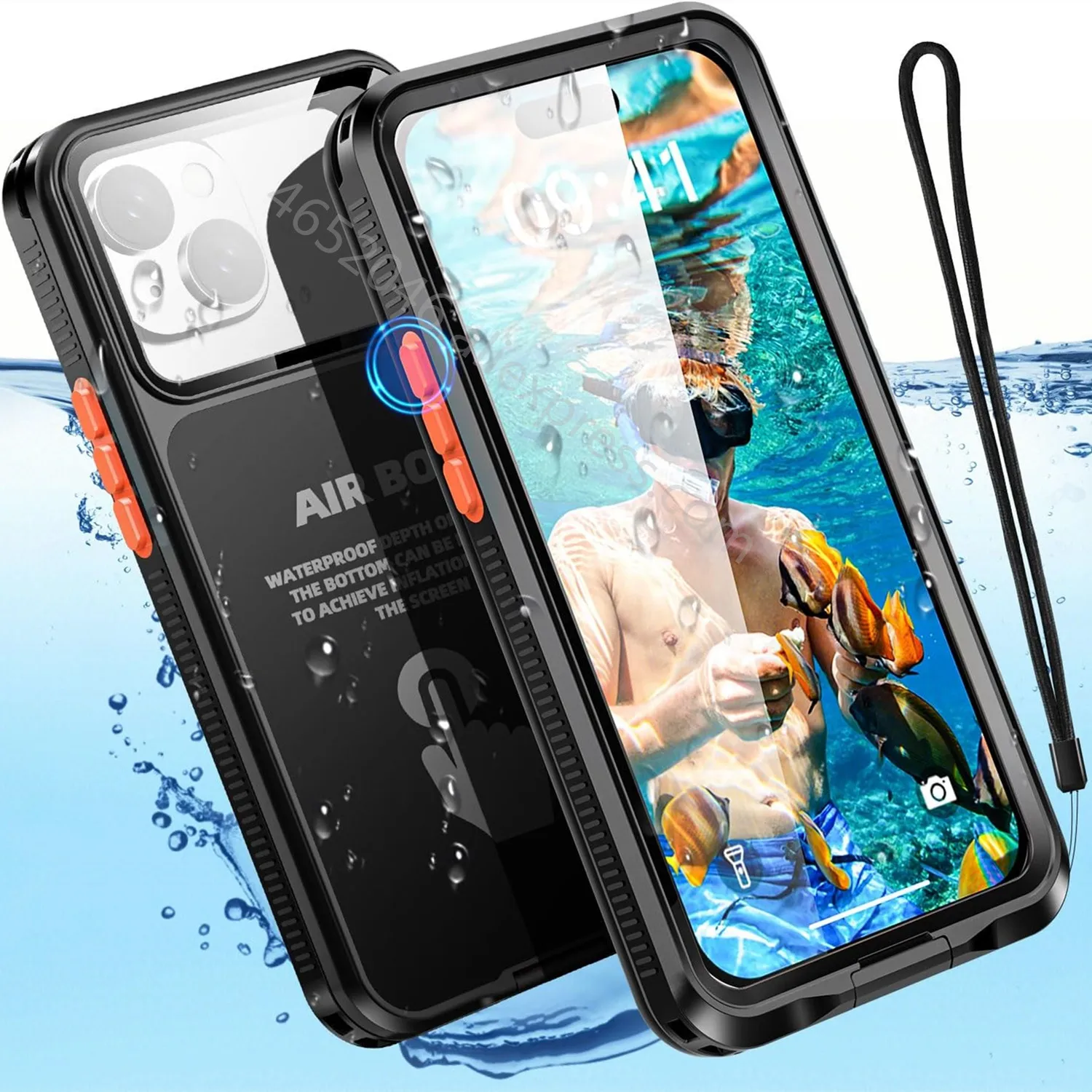 ShellBox-Waterproof-Pouch-For-iPhone-15-Pro-16-14-Plus-13-12-Pro-Max ...