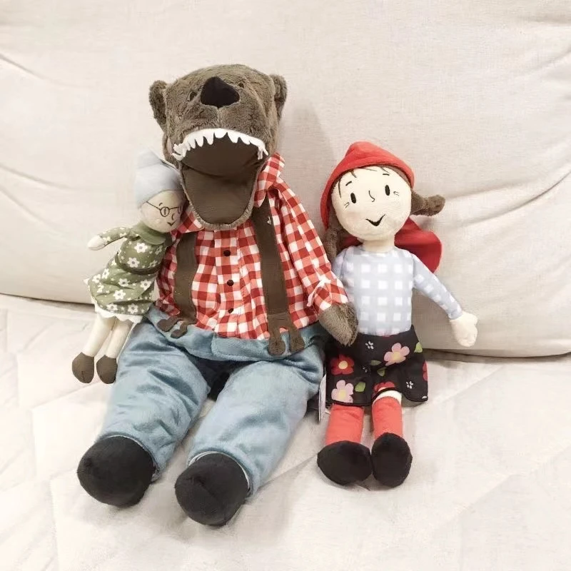 Little Red Riding Hood Plush Little Red Toys Woof Dolls Grandma Woof ...