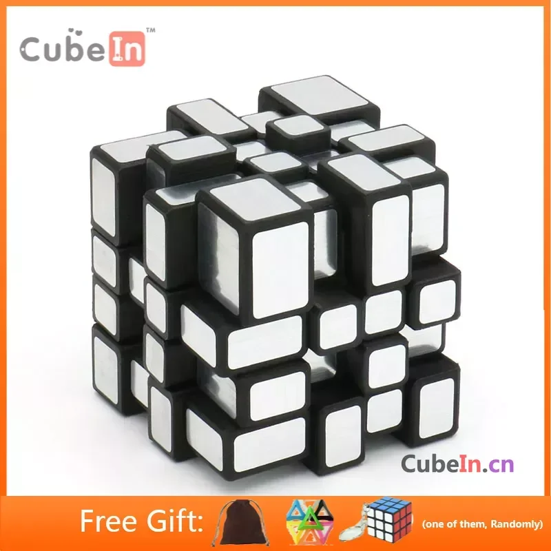 Cubo-de-espejo-impreso-en-3D-Cubo-m-gico-negro-y-plateado-rompecabezas ...
