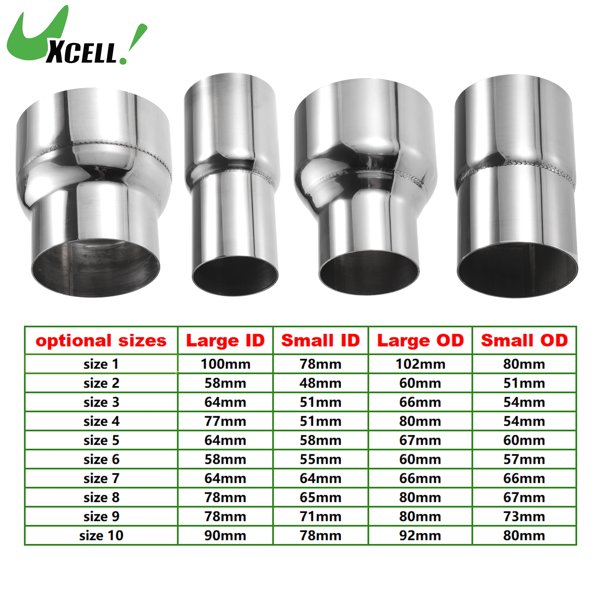 UXCELL-51mm-58mm-60mm-66mm-78mm-80mm-Universal-Exhaust-Pipe-Adapter ...