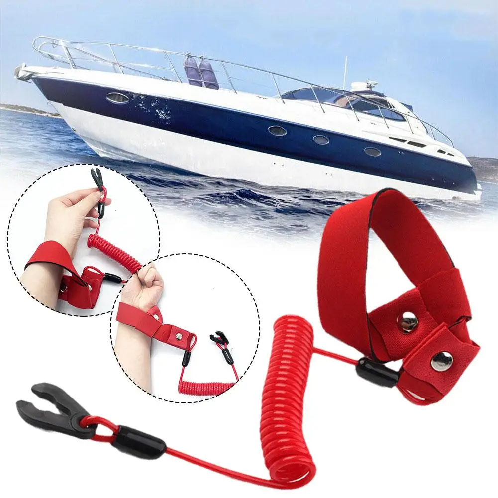 Engine-Boat-Motor-Stop-Kill-Safety-Lanyard-Floating-Safety-Wrist ...