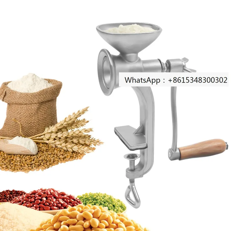 Hand-Cranking-Operation-Wheat-Grain-Grinder-Nut-Mill-Machine-Kitchen ...