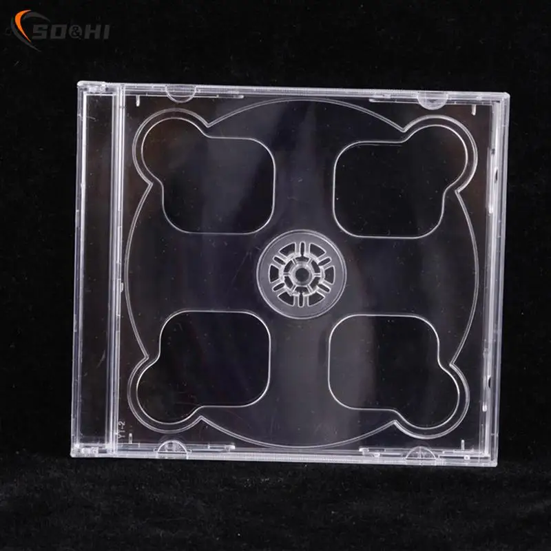1PC-Square-Transparent-Bottom-CD-Box-Empty-CD-Case-PP-Plastic-Milky ...
