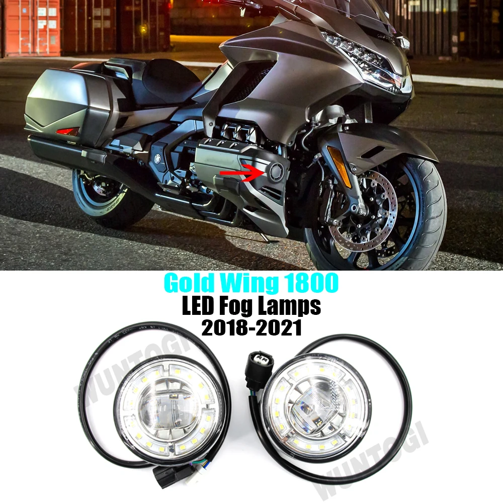 Goldwing-GL1800-LED-Foglights-Kit-Gold-Wing-Tour-LED-Fog-Lamps-Strobe ...