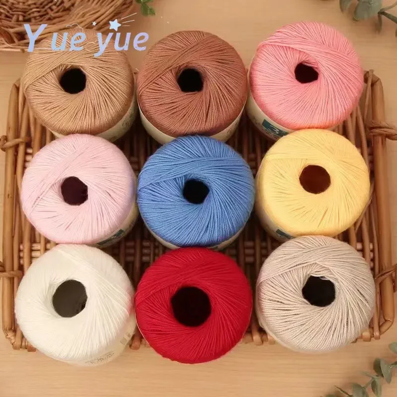 Hilo-de-algod-n-de-encaje-mercerizado-100-seda-suave-para-tejer-a-mano ...