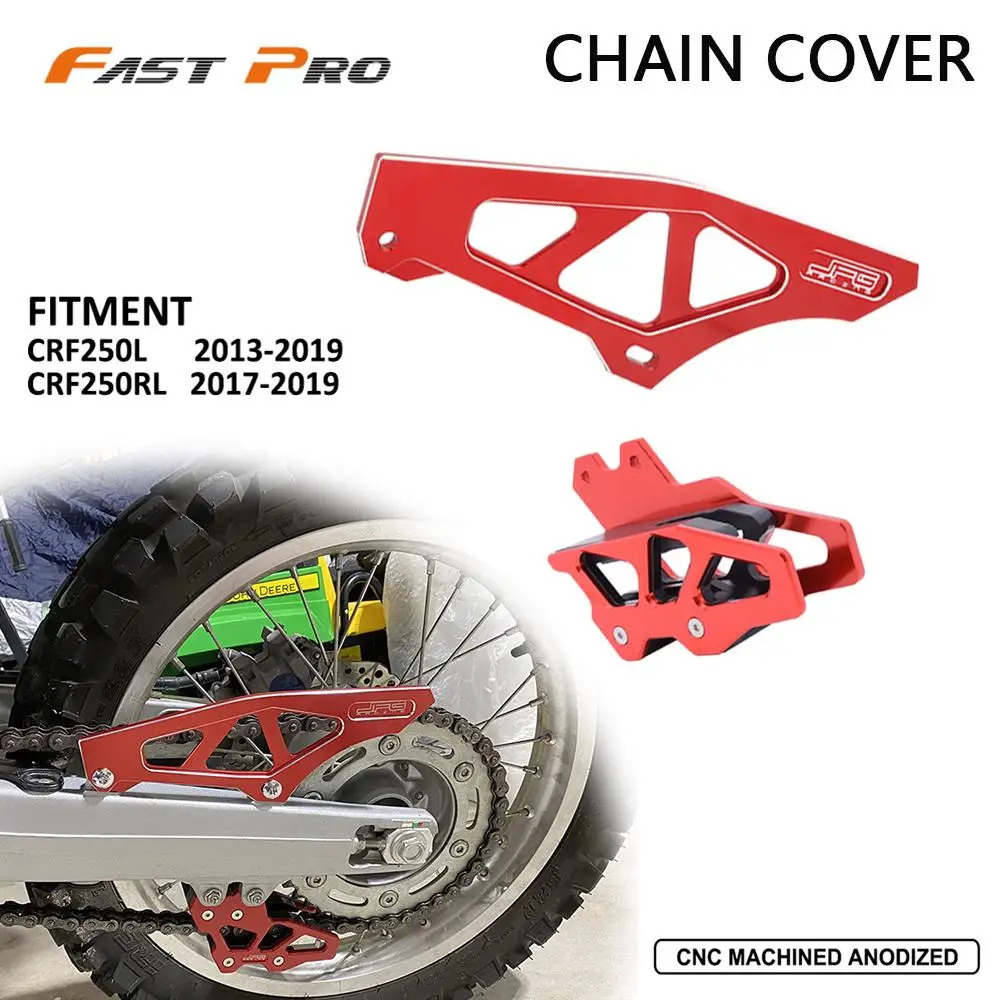 Motorcycles CNC Chain Guard Cover Sprocket Brake Lever For Honda ...