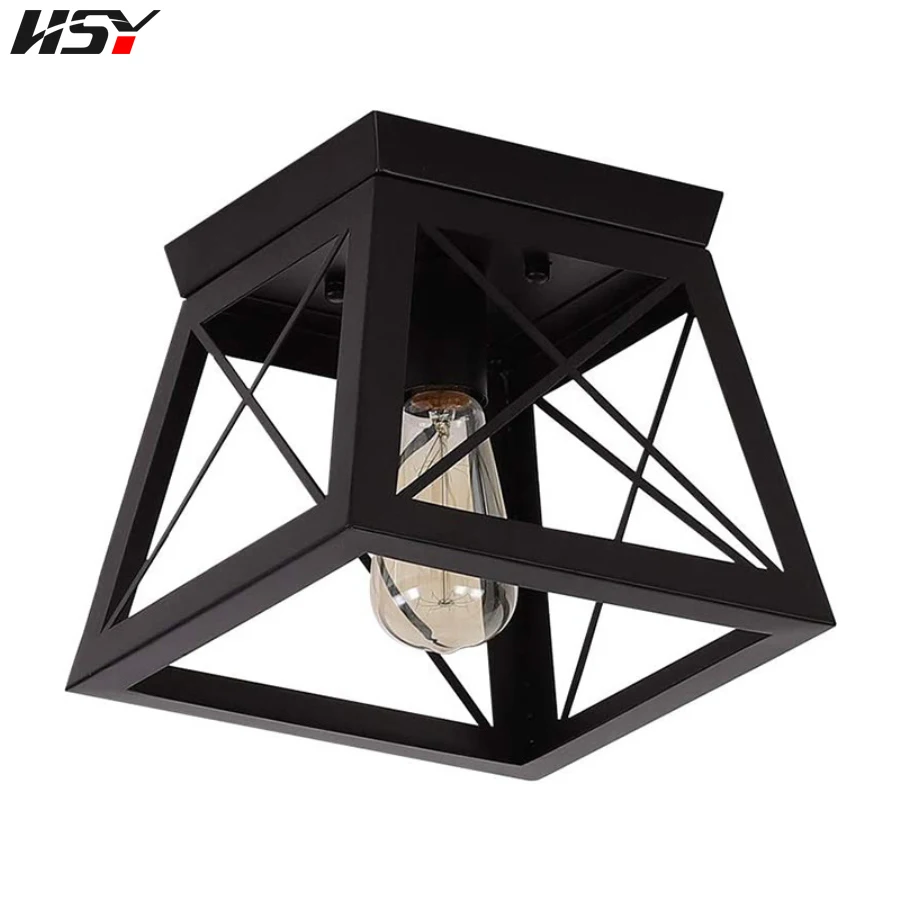 2PCS-Nordic-Retro-Industrial-Black-E26-E27-Pendant-Lights-Restaurant ...