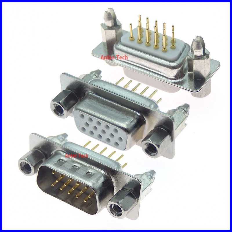 1PCS-New-network-connector-socket-DHP15-DB15-VGA-with-fixing-foot-screw ...