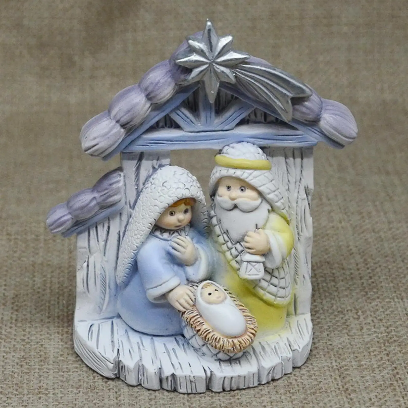 Nativity-Set-Holy-Family-Figurine-Jesus-Mary-Joseph-Figurine-Craft ...